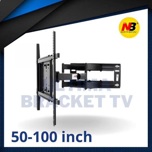 Jual NB NORTH BAYOU SP5 50 - 100 INCH FULL MOTION HEAVY DUTY TV WALL ...