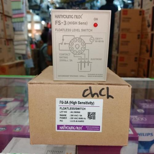 Jual floatless switch / water level control (WLC) FS 3A hanyoung ...