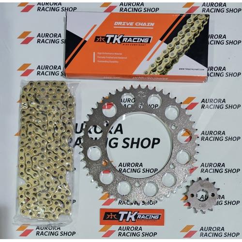 Jual GEAR SET TK YAMAHA XSR 155 & RANTAI TK 428 HS GOLD - 13, 45 ...