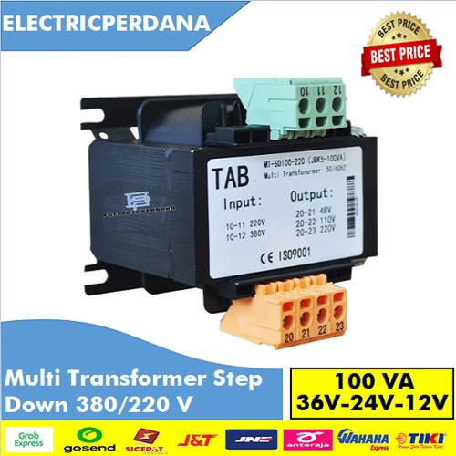 Jual Trafo Step Down 100VA 36V-24V-12V - Multi Transformer Step Down - Jakarta Barat ...