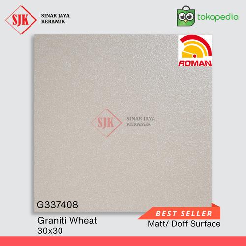Jual Keramik ROMAN G337408 Graniti Wheat 30x30 KW1 Keramik Roman 30x30 ...