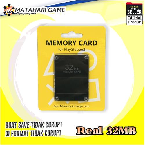 Jual Memory Card PS2 | 32MB Real | MC PS2 | For Playstation 2 - 32MB ...