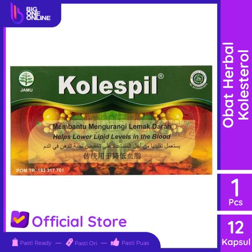 Promo KOLESPIL Jamu Herbal Pil, Mengurangi Kolesterol, Hipertensi, Rasa ...