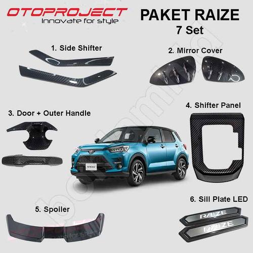 Jual Paket Raize Otoproject Panel Cover Carbon Bodykit Modifikasi - 4 ...