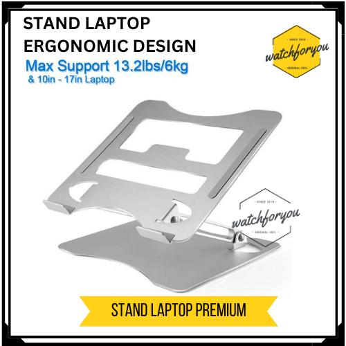 Promo FOLDABLE ADJUSTABLE LAPTOP STAND HOLDER MEJA TATAKAN TABLET ALUMINIUM - Kota Bandung ...