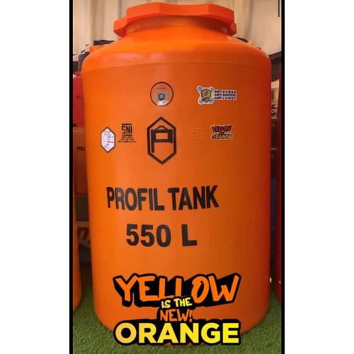 Jual TOREN / TANGKI AIR / TANDON AIR PROFIL TANK ORANGE NEW COLOUR ...