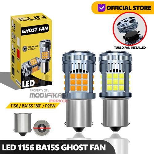 Jual LAMPU SEIN LED MOBIL BA15S 1156 36 TITIK 30 WATT HYPER GHOST TURBO FAN - Jakarta Utara ...
