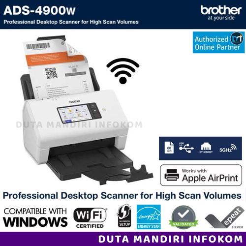 Promo Brother ADS 4900W - ADF WiFi Professional Desktop Document ...