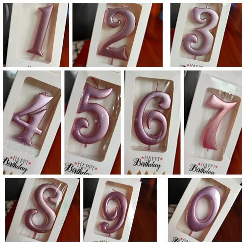 Jual Lilin Rose Gold Angka, Lilin Angka Rose Gold, Lilin Angka Premium ...
