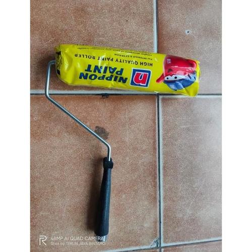 Jual TERBAIK ROLL CAT TEMBOK NIPPON PAINT / GAGANG + BUSA BULU ROLL CAT ...