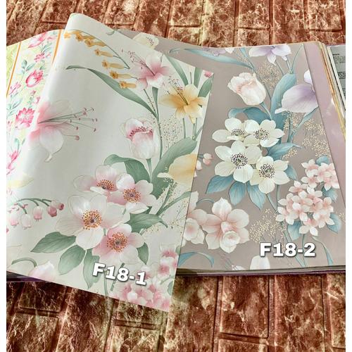 Jual WALLPAPER DINDING BUNGA LILI PINK ABU GLOSSY FLOWER STORY - Kota ...