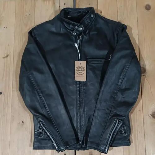 Jual SCHOTT NYC 641 LEATHER CAFE RACER JACKET - Kota Bandung ...