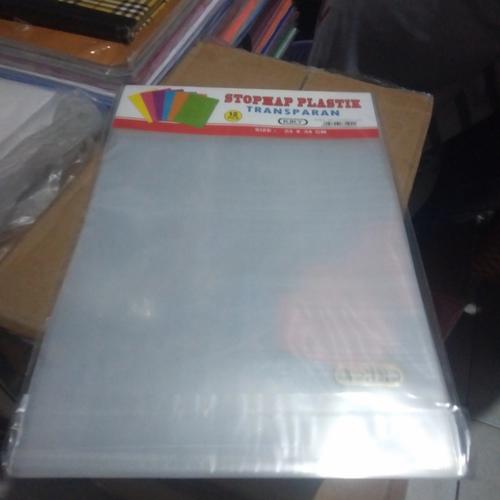 Jual Map L/stopmap plastik bening transparan teba by Kiky 1 pack isi 12 ...