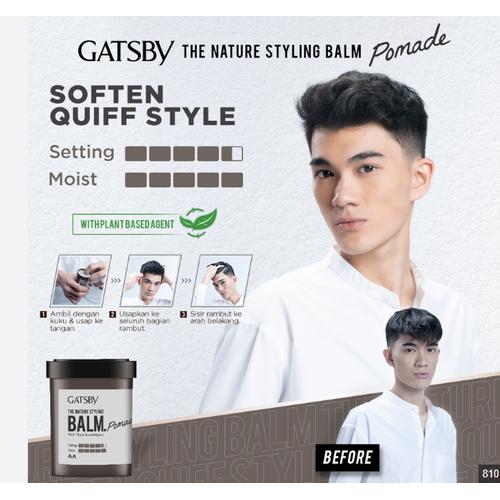 Promo GATSBY The Nature Styling Balm Clay Cream Pomade Rambut Styling ...
