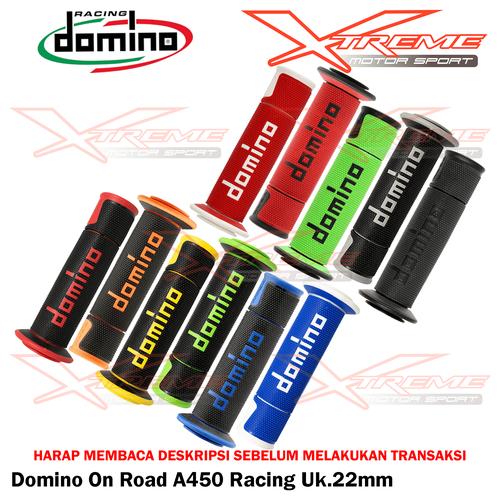 Jual Handgrip Domino Italy On Road Racing A450 Series - Full Black ...