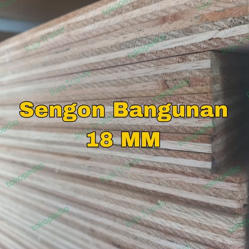 Jual TRIPLEK / MULTIPLEK / PLYWOOD SENGON BANGUNAN 18 MM - Kota ...