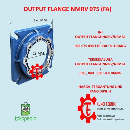 Jual Output Flange NMRV Worm Gear Sparepart Gearbox NMRV 075 FA - TANPA BAUT - Kota Tangerang ...