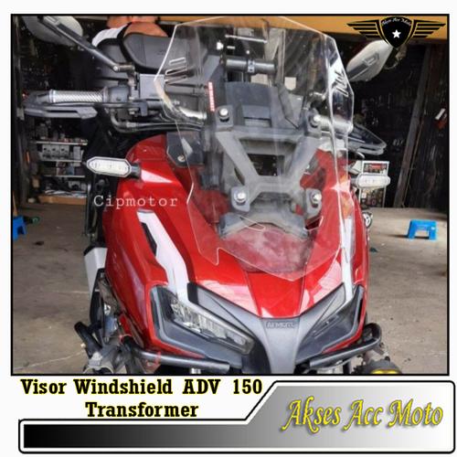 Jual Visor Windshield ADV 150 tinggi standar Racing TransFormer - Kota ...