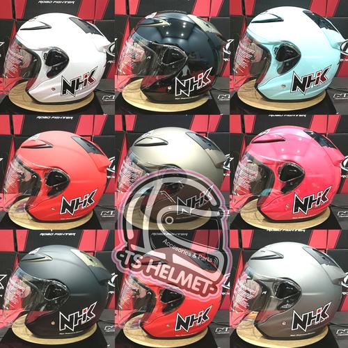 Jual Helm Nhk R6 Solid Half Face Original - White Glossy - Kab. Bekasi ...