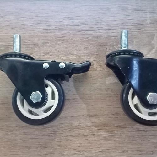 Jual Roda castor baut hitam 4",etalase, troli , kaster, rak - 4 inch ...