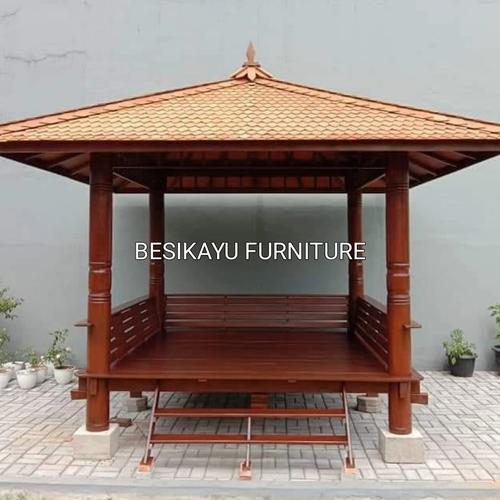 Jual BEKAF_CUSTOM GAZEBO KAYU KELAPA SULAWESI - Kab. Bogor - BESIKAYU ...