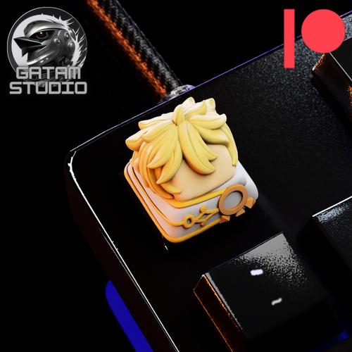 Jual Keycap Custom Genshin Impact Aether Mechanical Keyboard - Kab ...
