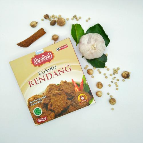 Jual Bumbu Rendang Abrofood (asli dari rempah ranah minang) - 180 gr ...