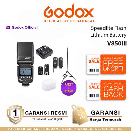 Jual Godox Speedlite Flash V850III V850 III Lithium Battery - UNIT ONLY ...