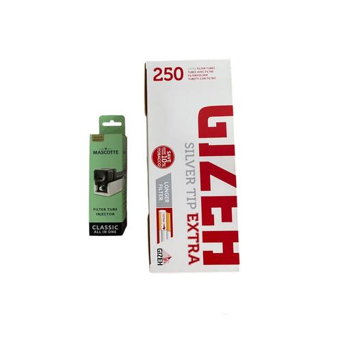 Jual Paket Gizeh Silver Tube 250 + Mascotte Classic Injector - Kota ...