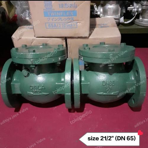 Jual swing check valve GALA 21/2 inch cast iron jis 10k - Kab ...
