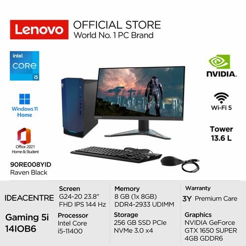 Jual Lenovo PC IdeaCentre Gaming 5i 14IOB6 8YID Intel i5 11400 8GB GTX1650 - Jakarta Pusat ...