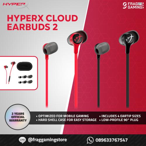 Jual Hyperx Cloud Earbuds 2 / Earbuds2 II with Mic Earphone Gaming Earbud - Hitam - Jakarta ...