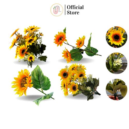 Jual Tanaman Hias Bunga Matahari Tangkai Plastik Dekorasi Meja Acara ...