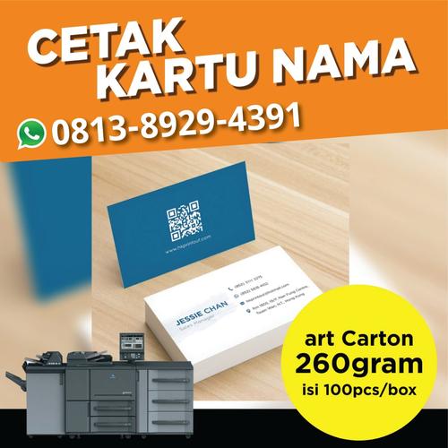 Jual Kartu Nama AC 260gr 1 / 2 Sisi-TANPA MINIMUM ORDER 1 HARI JADI -1 ...