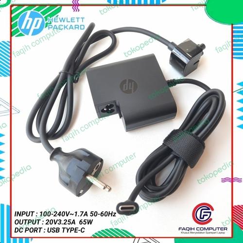 Promo Adaptor Charger Laptop HP Type C 65W 20V 3.25A - Original - OEM ...