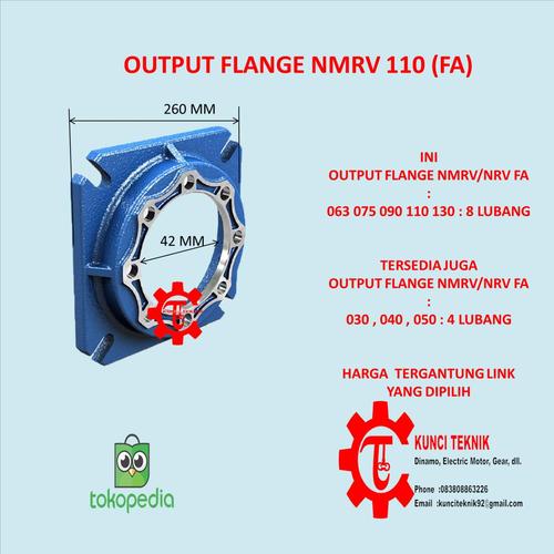 Jual Output Flange NMRV Worm Gear Sparepart Gearbox NMRV 110 FA - DENGAN BAUT - Kota Tangerang ...