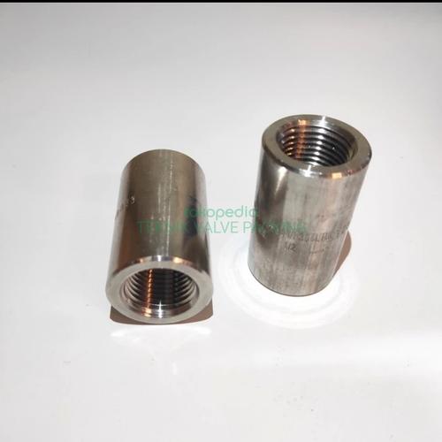 Jual Socket ss316 Class 3000 NPT 1/2" inch / Sock drat dalam Stainless ...