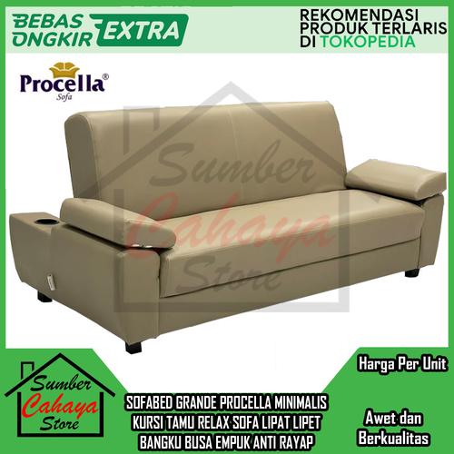 Jual [Kargo] SOFABED GRANDE PROCELLA MINIMALIS KURSI TAMU RELAX SOFA ...