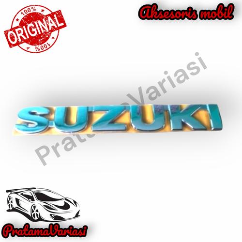 Jual Emblem Suzuki Tulisan Suzuki Lambang Suzuki Logo Suzuki Original - Kota Bekasi - Pratama ...