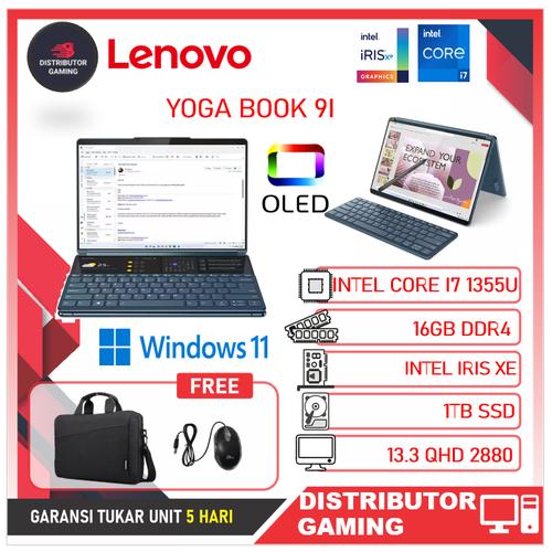 Jual LENOVO YOGA BOOK 9I 13 TOUCH OLED I7 1355U 16GB 1TBSSD W11+OHS ...