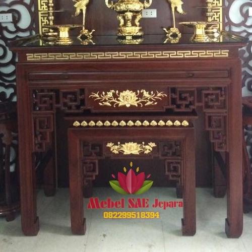 Jual meja sembahyang leluhur/ meja altar kayu jati 282 - Kab. Jepara ...