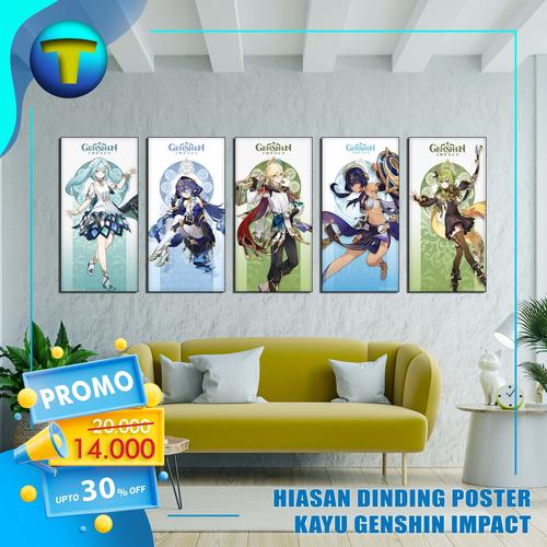 Jual Genshin Impact Sumeru Character Hiasan Dinding Poster Kayu game ...
