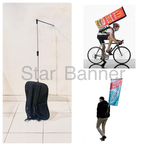 Jual Backpack flag banner - backpack flying banner - Jakarta Barat ...