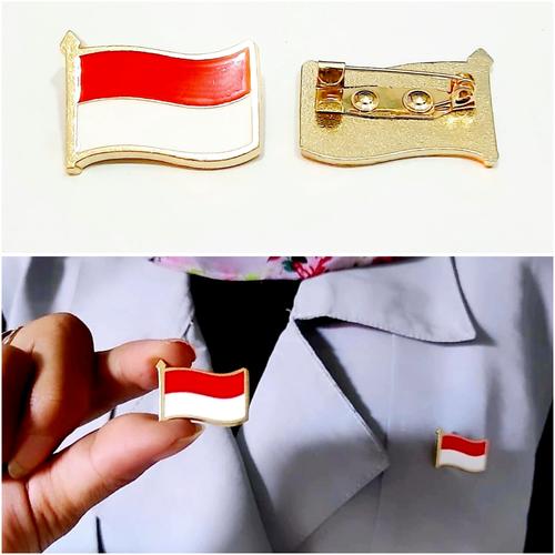 Promo Pin Bendera Merah Putih Pin Bros Pawai 17 Agustus Acc Peniti ...