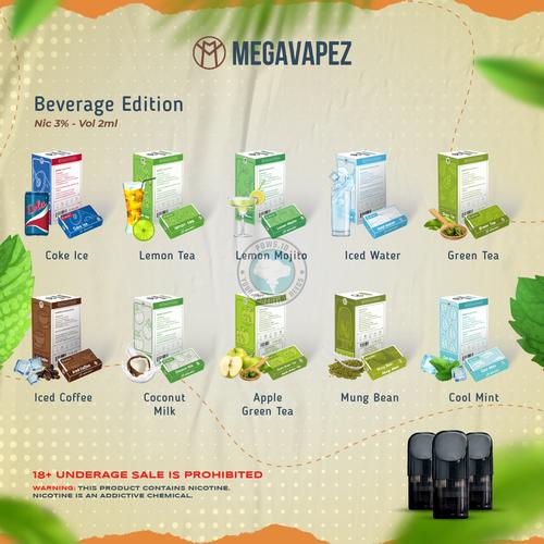 Promo [RELX COMPATIBLE] MEGA R5 VAPES PODS REFILL CARTRIDGE - iced ...