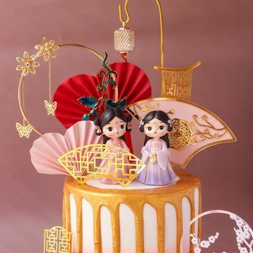 Jual topper cake decoration kue chinese new year sangjit sincia wedding ...