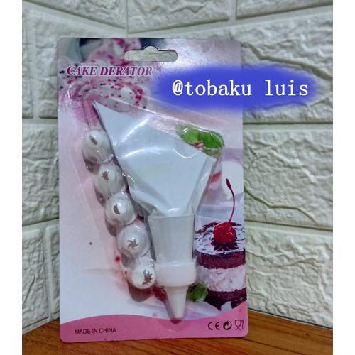 Jual Cake derator spuit set + plastik fairway isi 6 jenis spuit lengkap ...