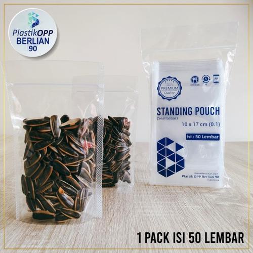Promo standing pouch 10 x 17 double seal Plastik kemasan snack isi 50 ...