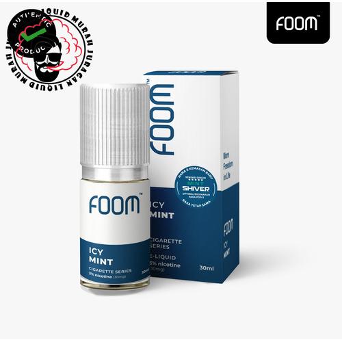 Jual FOOM ICY MINT SHIVER SALT NIC LIQUID SALTNIC 30ML 30MG BY FOOM LAB ...
