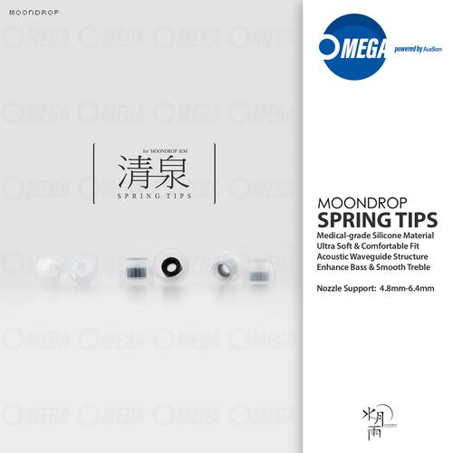 Jual MOONDROP SPRING TIPS Soft Comfortable Medical-grade Silicone ...